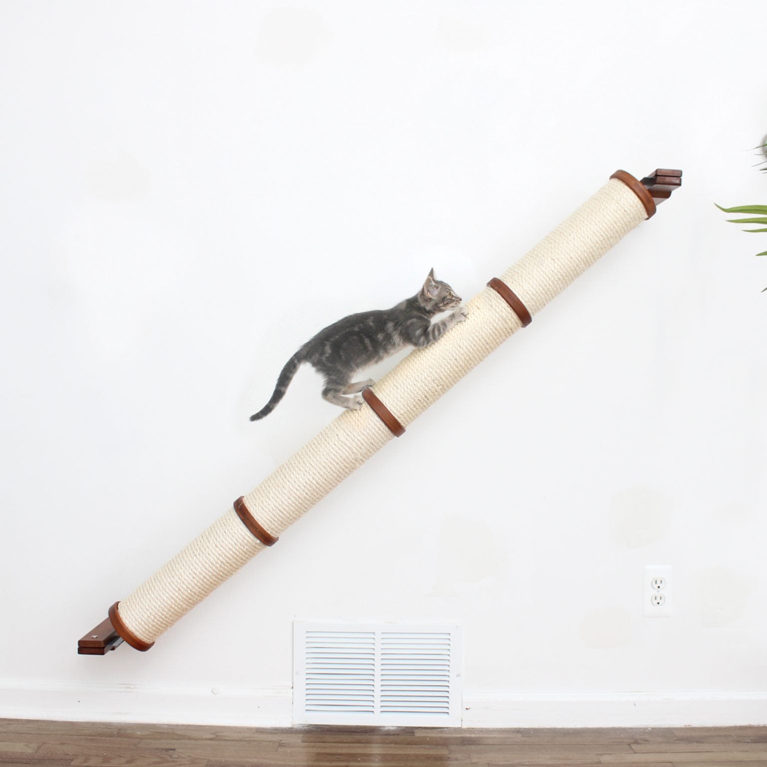 Slanted Cat Scratcher Post Cat Climber | Catastrophic Creations