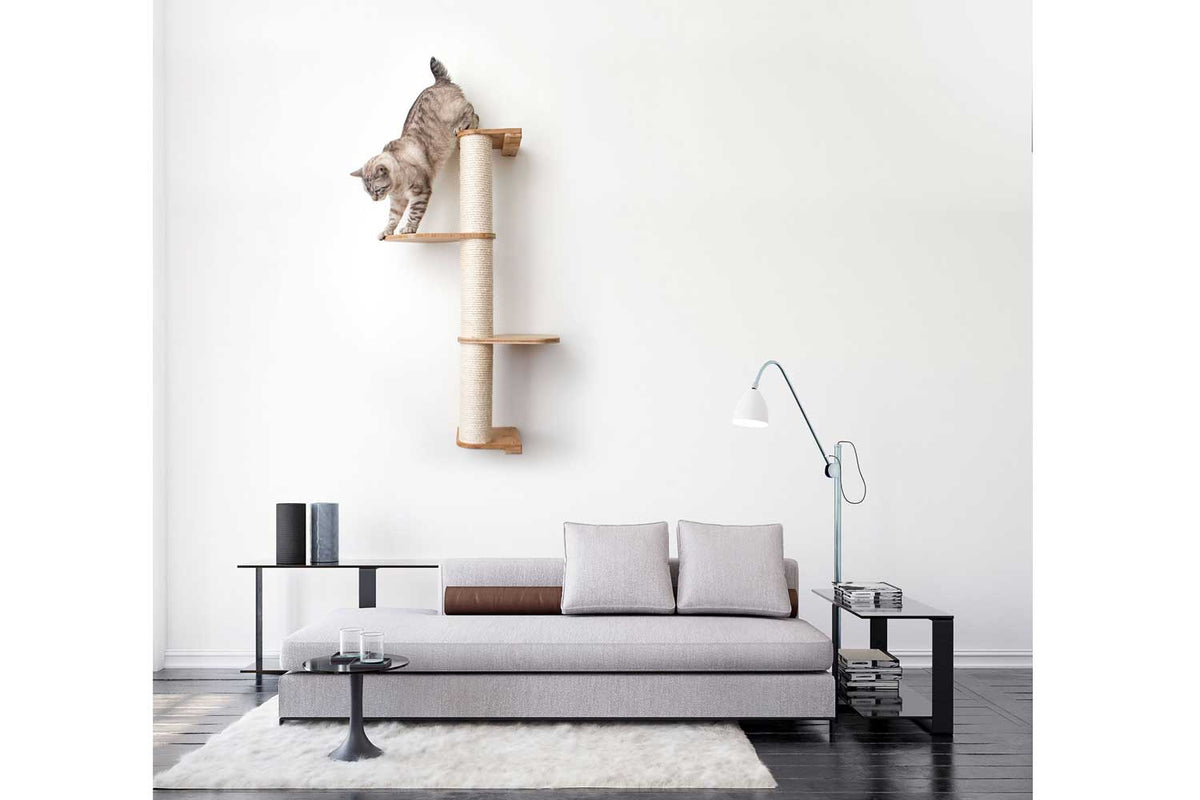 Wall-Mounted Cat Scratching Pole | Catastrophic Creations