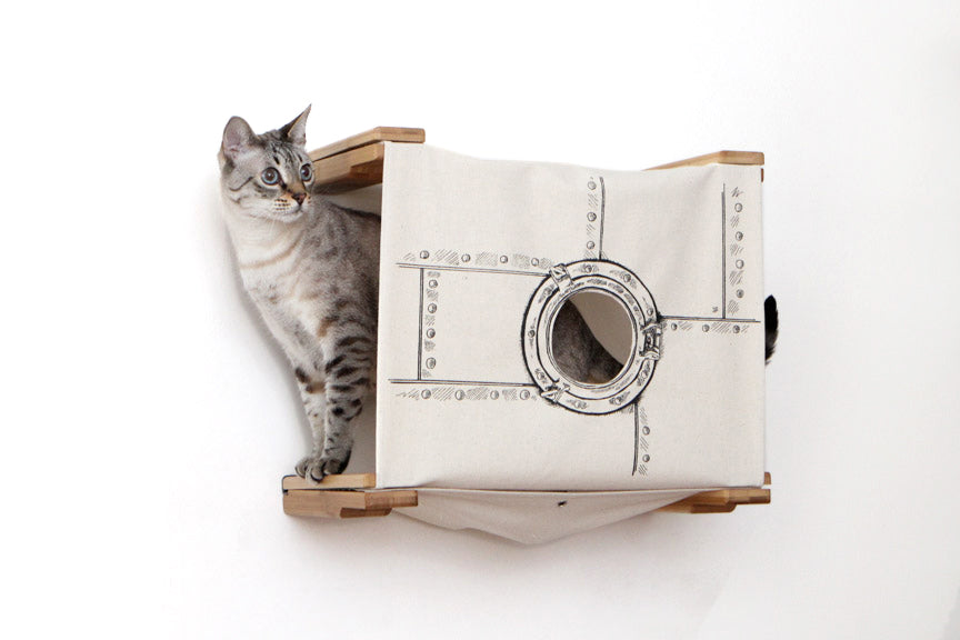 Cat Wall Cubby | Enclosed Cat Bed | Catastrophic Creations