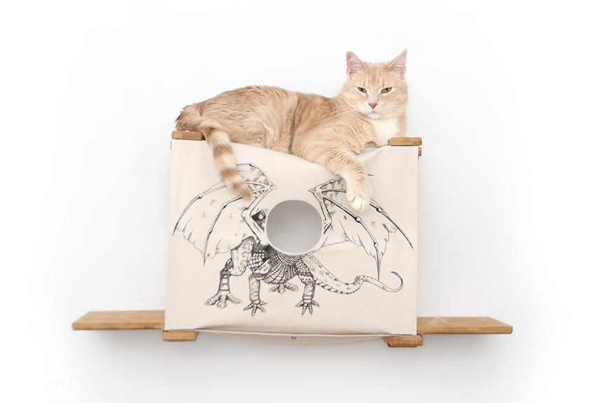 Cat Cubby w/ Perches | Covered Cat Bed | Catastrophic Creations