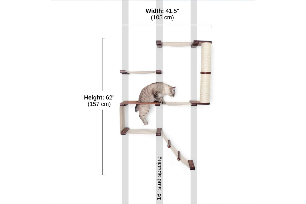 Deluxe Fort | Modern Cat Condo Wall | Catastrophic Creations